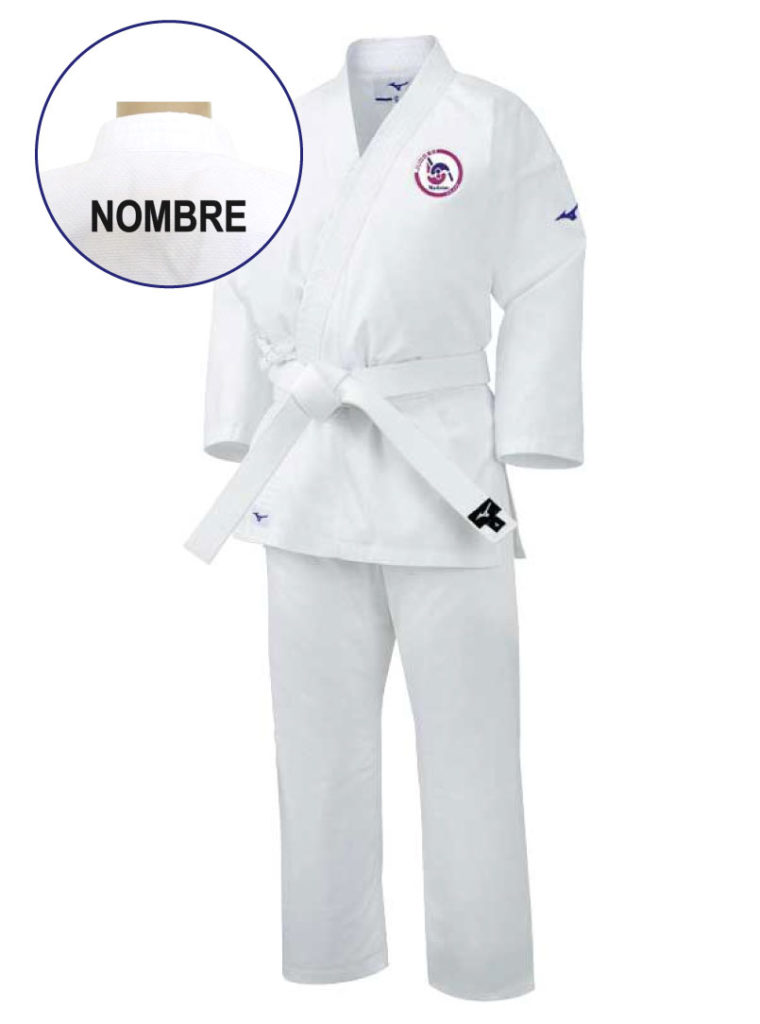 Judogi Mizuno Shiro ( 2º y 3º de infantil) JUFE Maristas (personalizado ...
